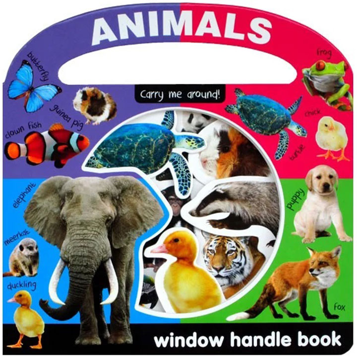 Buy Animal Carry Me Around Peek-through Window Handle Board Book Book ...
