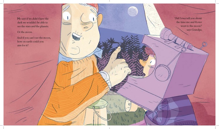 Buy Grandpa's Space Adventure - Hardcover storybook Book in Pakistan