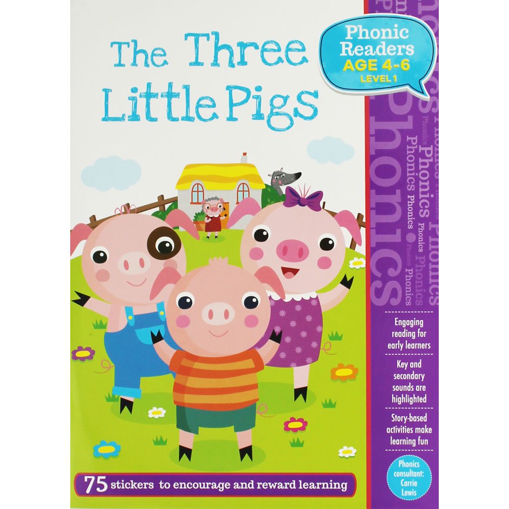 Buy The Three Little Pigs: Phonic Readers Level 1 (Ages 4-6) Book in ...