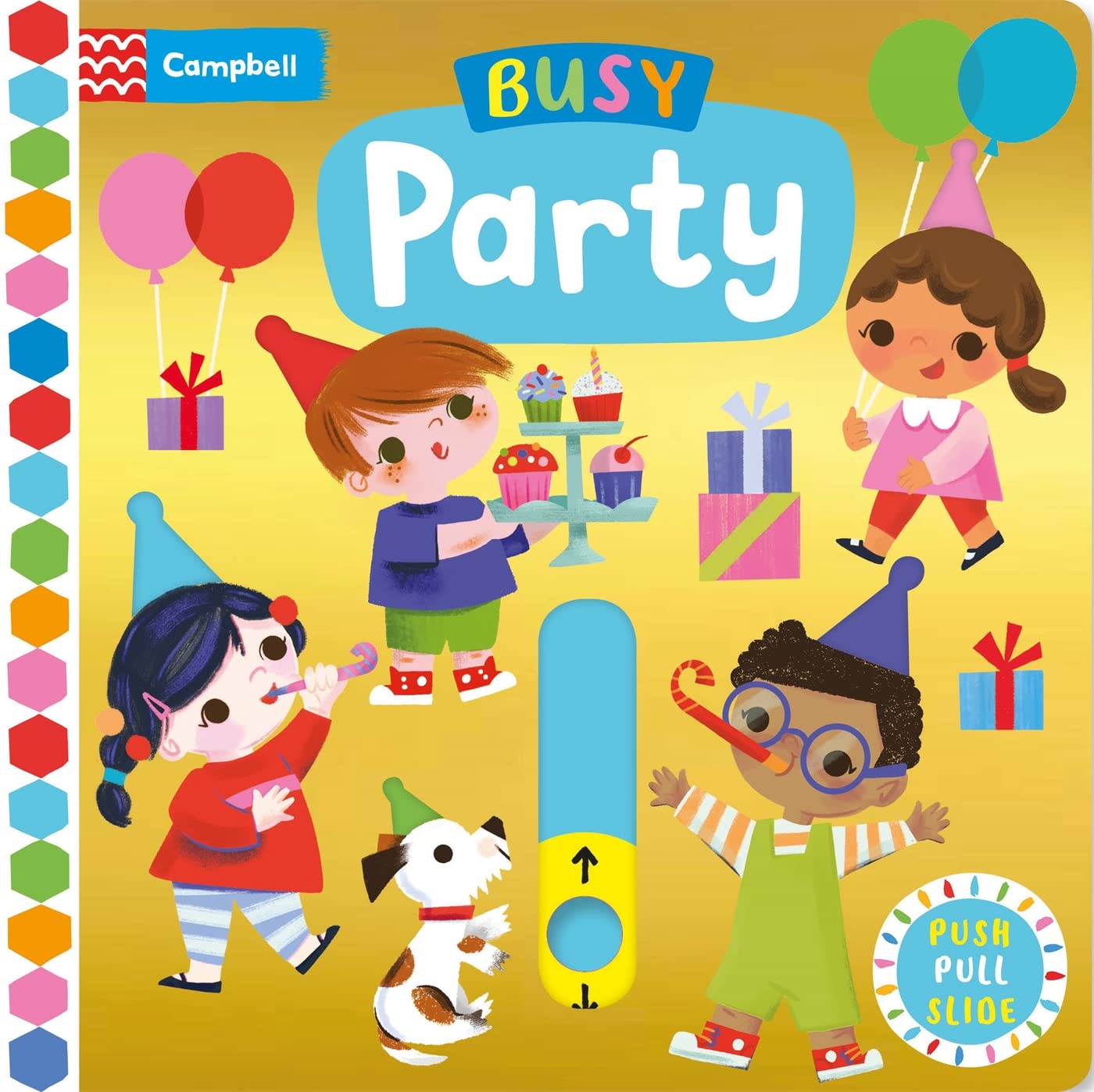 Buy Busy Party - Push, Pull & Slide - Board Book Book in Pakistan