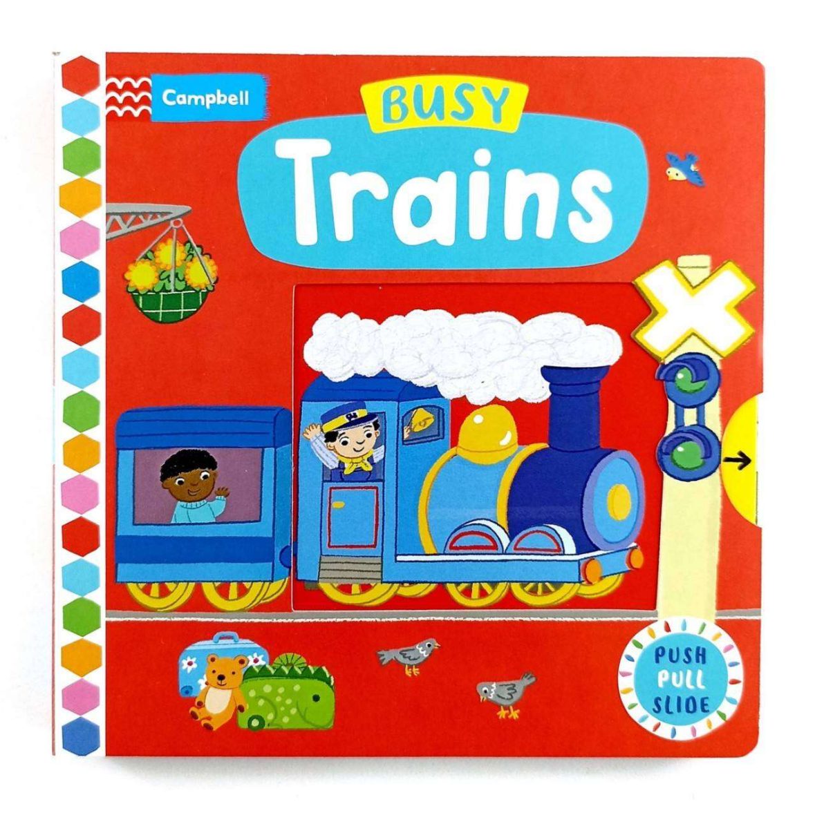 Buy Busy Trains - Push, Pull and Slide (Board Book) Book in Pakistan