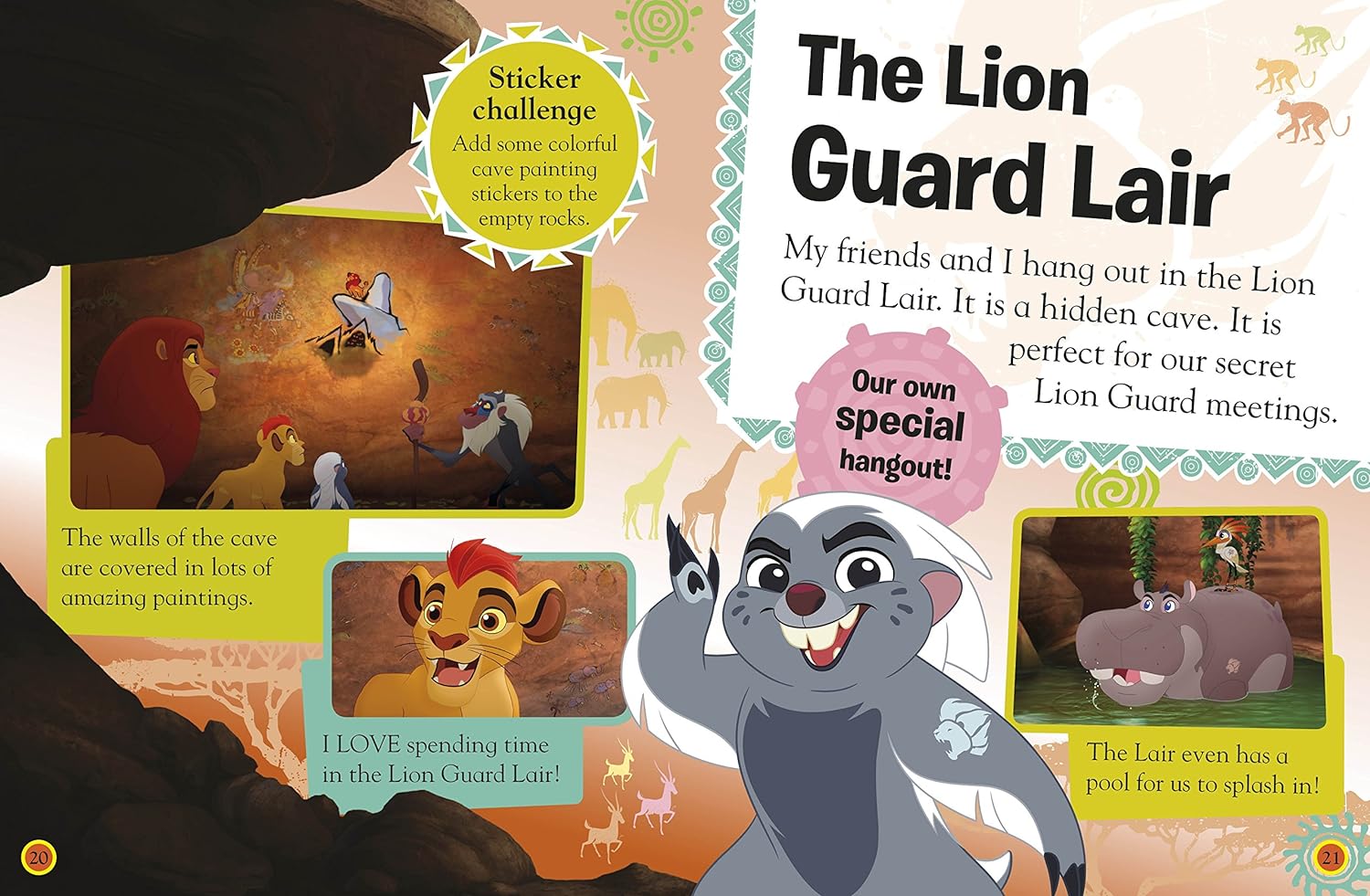 Buy Disney The Lion Guard My World - With 100 fun Stickers Book in Pakistan