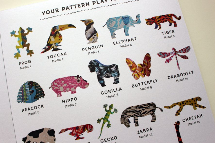 Buy Pattern Play: Cut, Fold, and Make Your Own 3D Animal Models Book in ...
