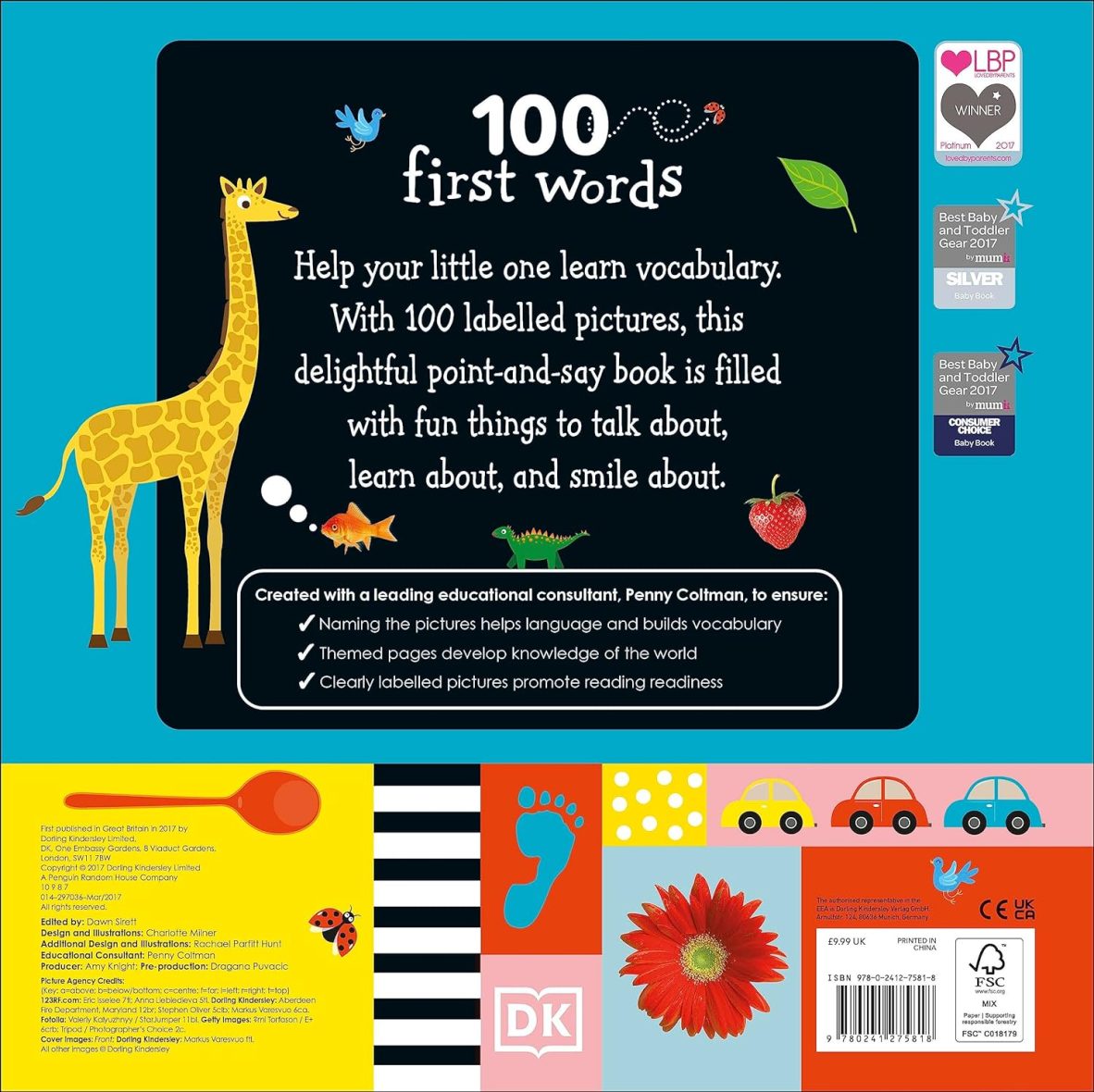 Buy DK - 100 First Words (Board Book) Book in Pakistan