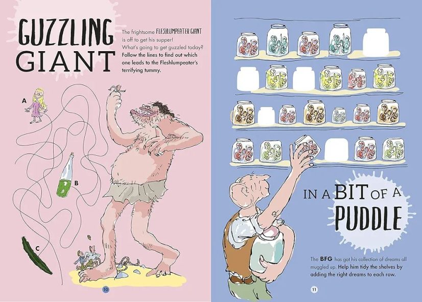 Buy Roald Dahl The Bfg's Gloriumptious Sticker Activity Book Book in ...