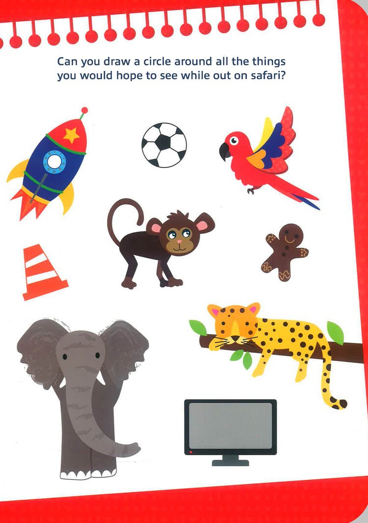 Buy Little Learners Safari: A Wipe and Clean Activity Book Book in Pakistan