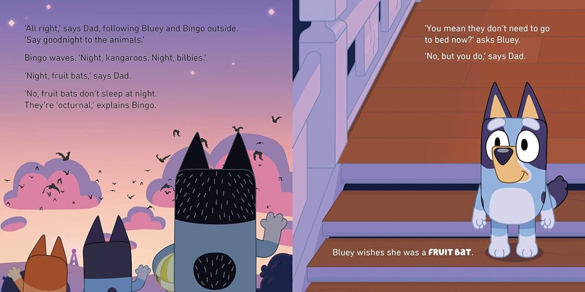 Buy Bluey: Good Night, Fruit Bat - A Glow in the Dark Book (Board Book ...