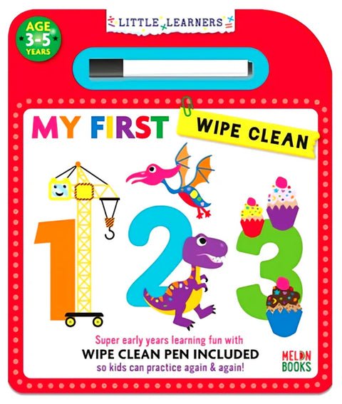 Buy Little Learners: My first Wipe and Clean 123 - Board Book Book in ...