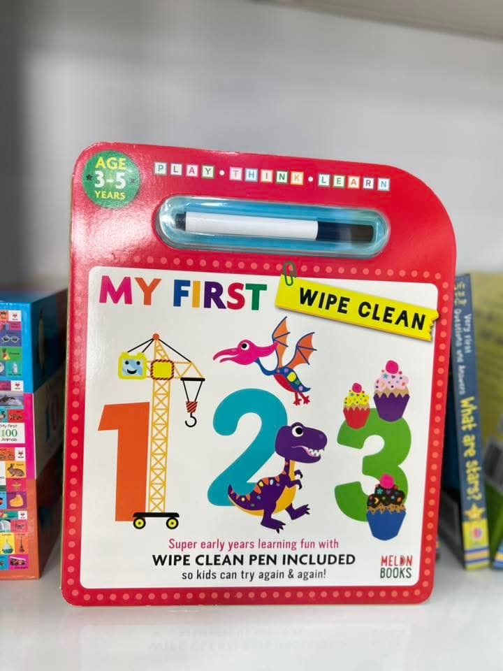 Buy Little Learners: My first Wipe and Clean 123 - Board Book Book in ...